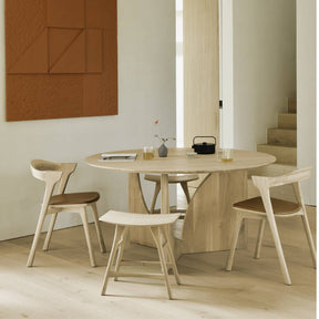 Buy Geometric Round Dining Table – Sculptural Round Dining Table with ...