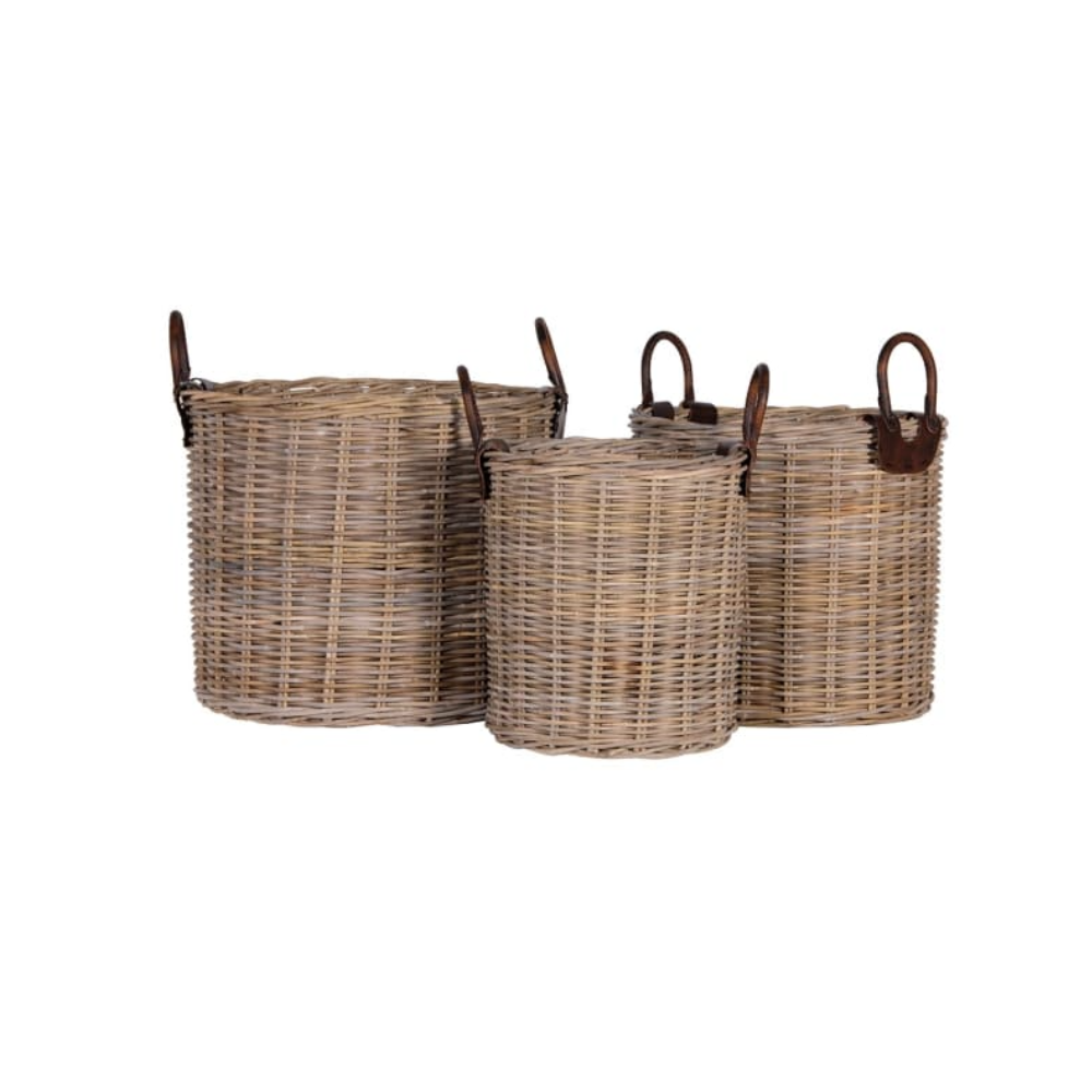 Buy Set of 3 Round Baskets Online – Pod Furniture Ireland