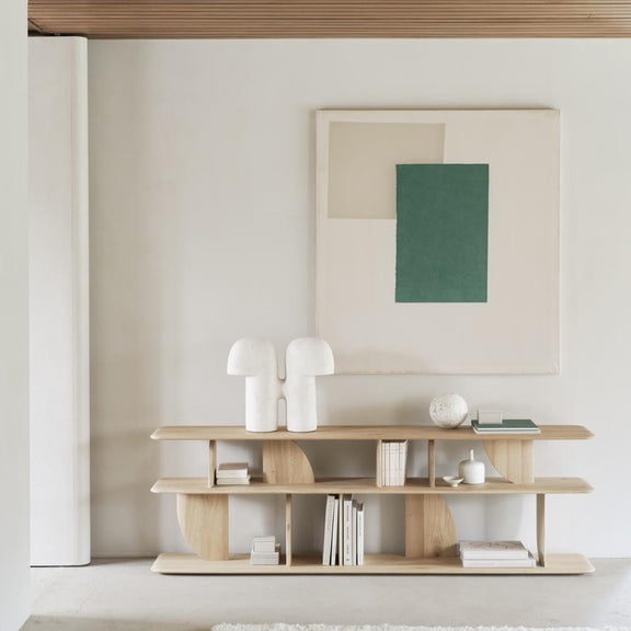 Buy Ethnicraft Geometric Console – Solid Wood Console Table with ...