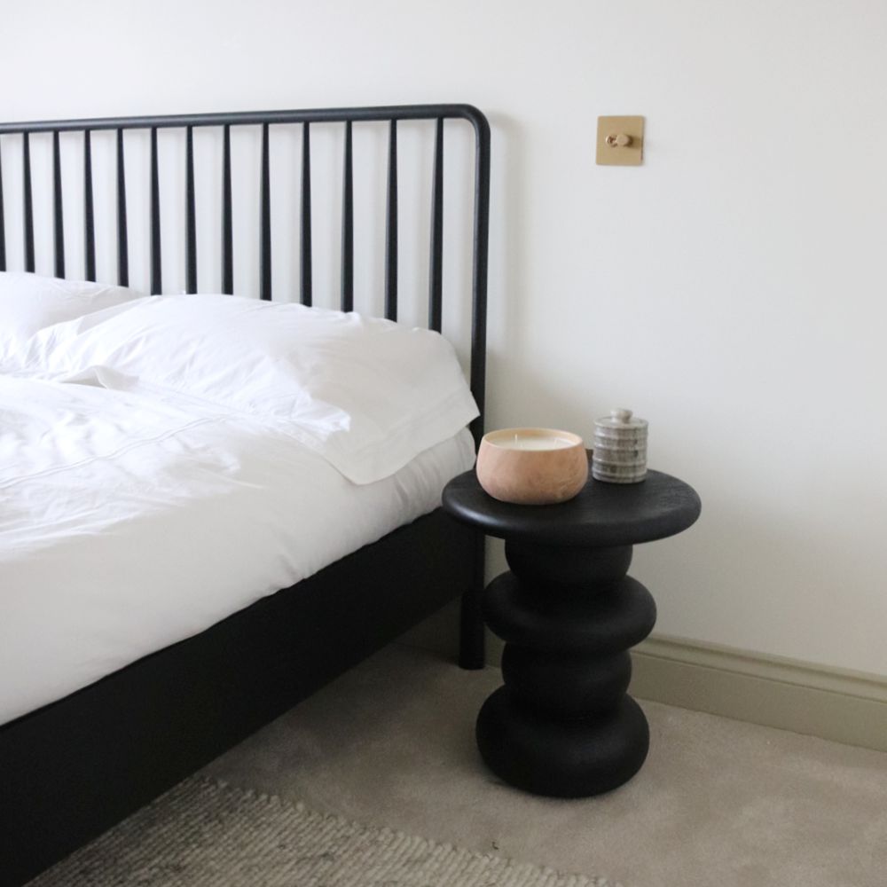 Buy Wycombe Spindle 4ft6" Double Bed in Black Online – Pod Furniture ...